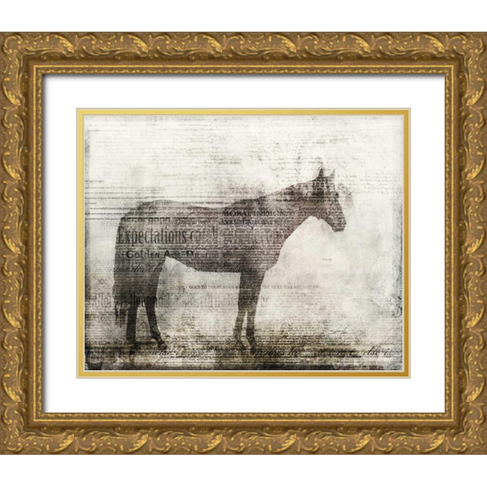 Roko, Ken 14x12 Gold Ornate Wood Framed with Double Matting Museum Art ...