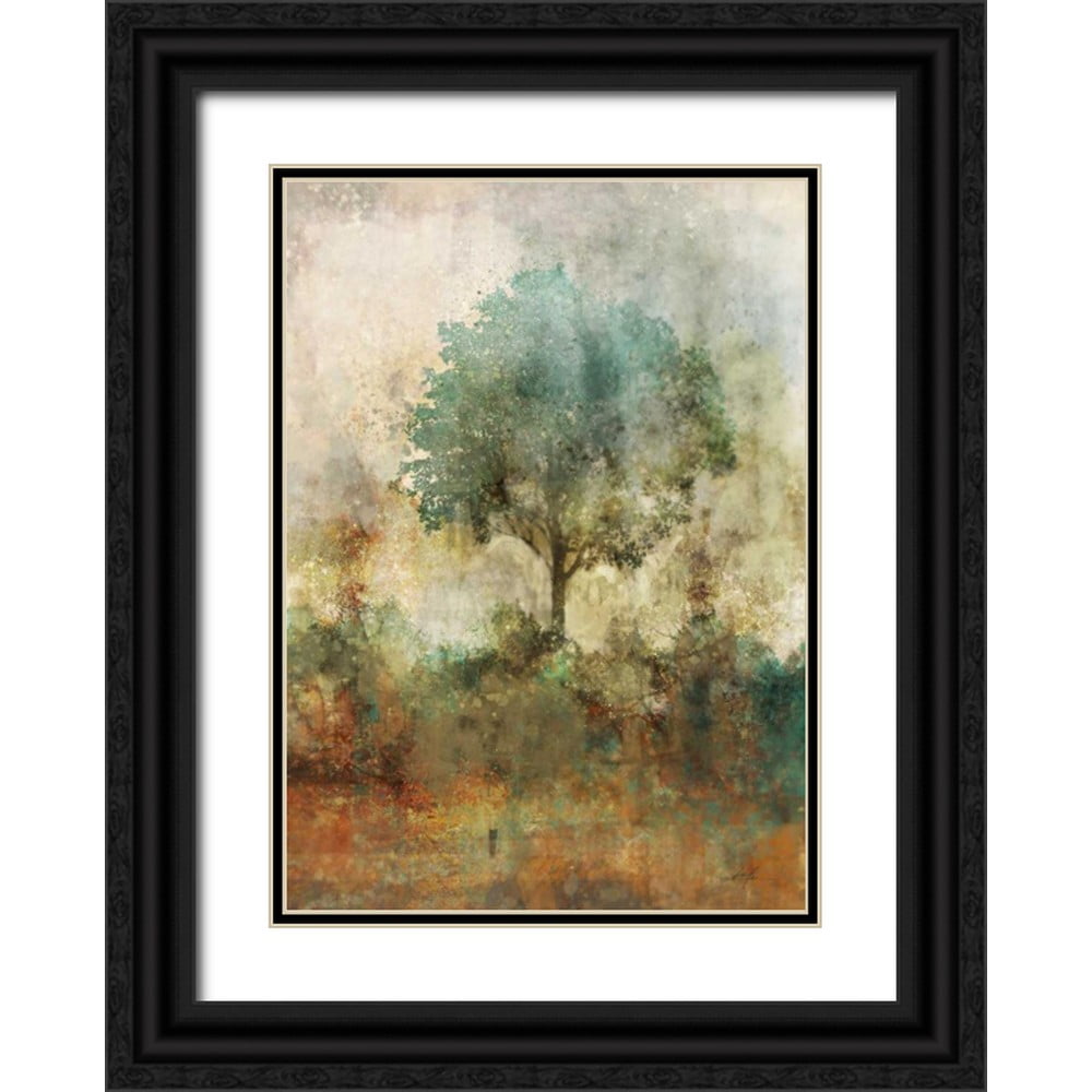 Roko, Ken 14x18 Black Ornate Wood Framed with Double Matting Museum Art ...