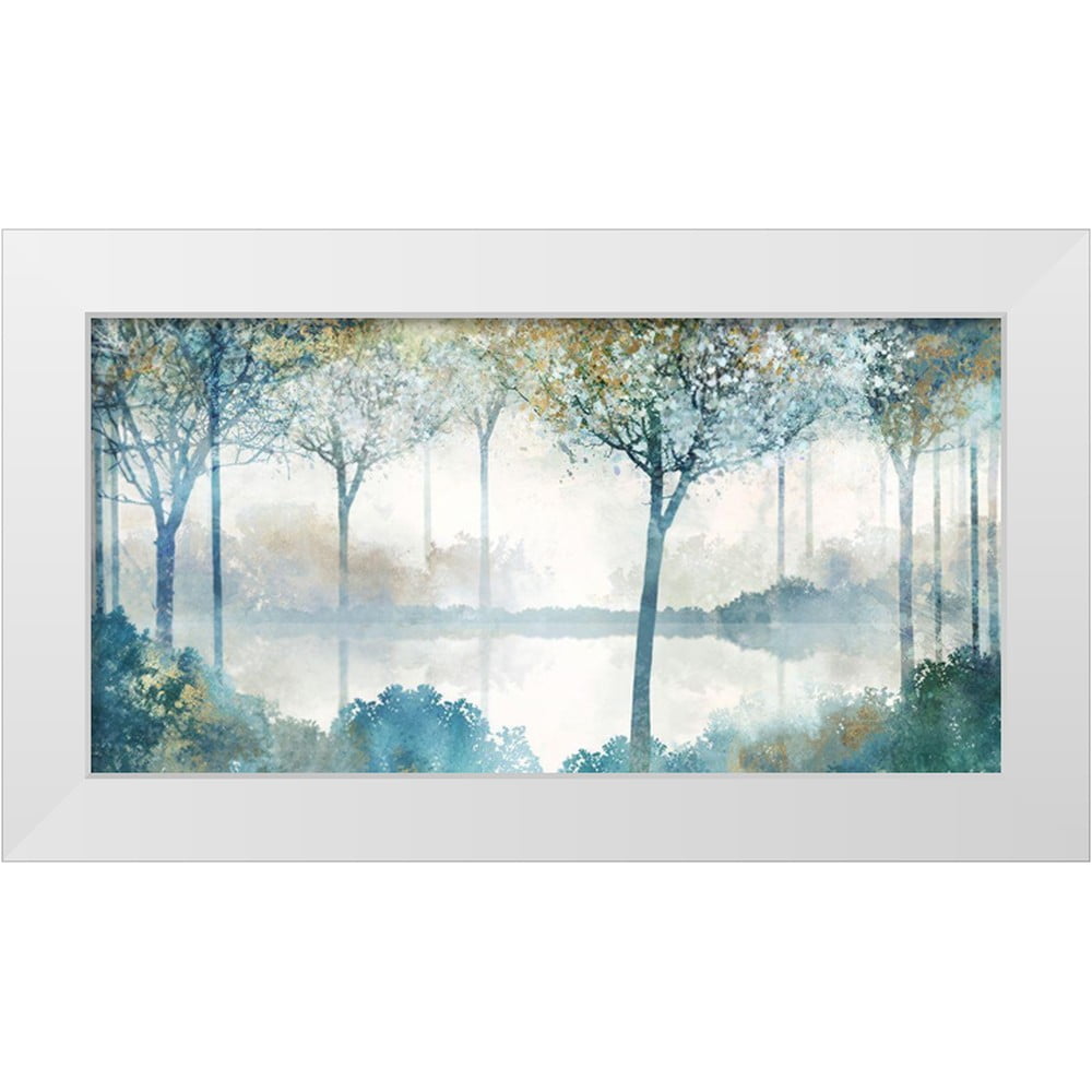 Roko, Ken 14x9 White Modern Wood Framed Museum Art Print Titled - Blue ...