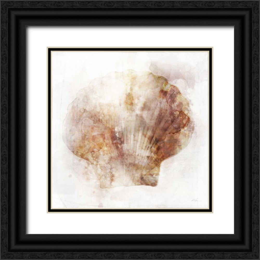 Roko, Ken 15x15 Black Ornate Wood Framed with Double Matting Museum Art ...