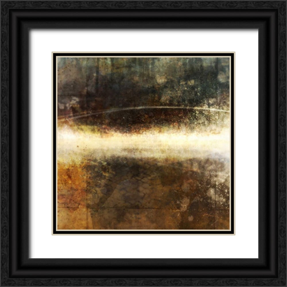 Roko, Ken 15x15 Black Ornate Wood Framed with Double Matting Museum Art ...