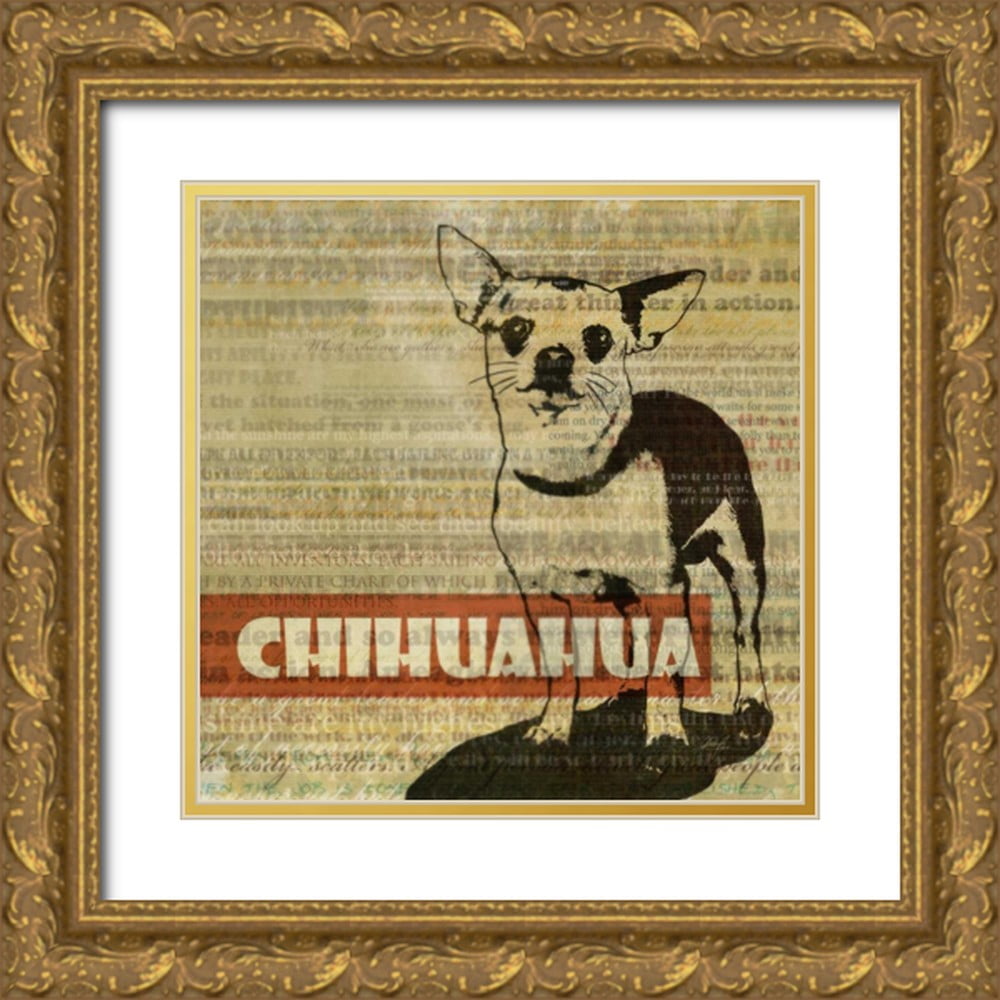 Roko, Ken 15x15 Gold Ornate Wood Framed with Double Matting Museum Art ...