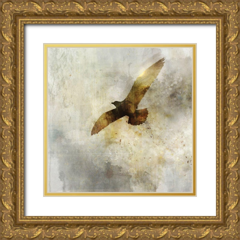 Roko, Ken 15x15 Gold Ornate Wood Framed with Double Matting Museum Art ...