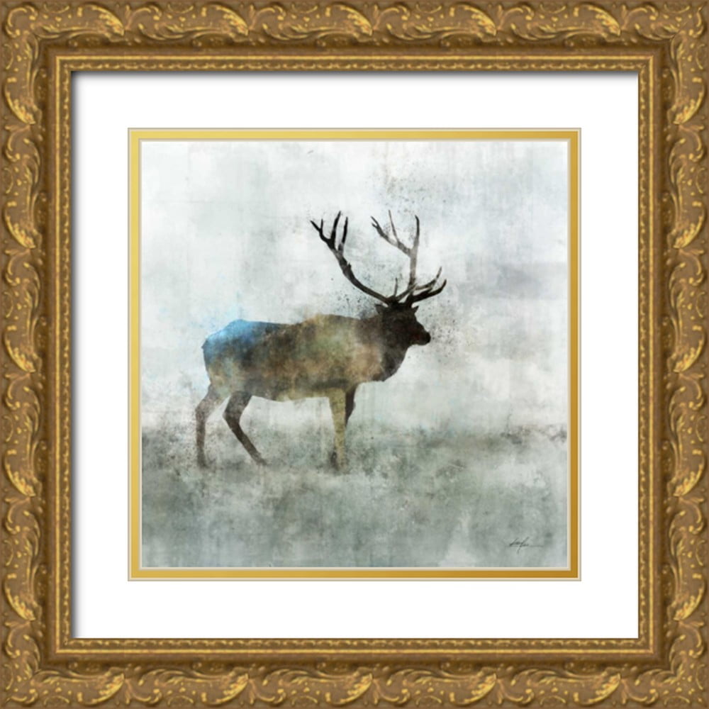 Roko, Ken 15x15 Gold Ornate Wood Framed with Double Matting Museum Art ...