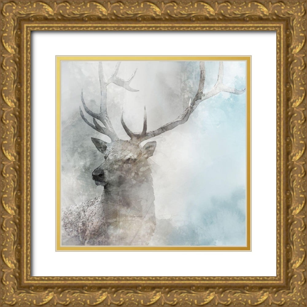Roko, Ken 15x15 Gold Ornate Wood Framed with Double Matting Museum Art ...