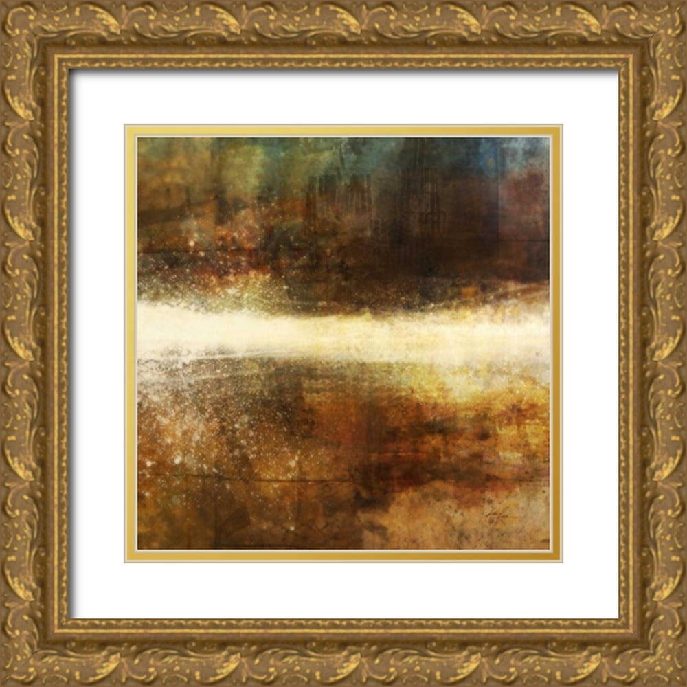 Roko, Ken 15x15 Gold Ornate Wood Framed with Double Matting Museum Art ...