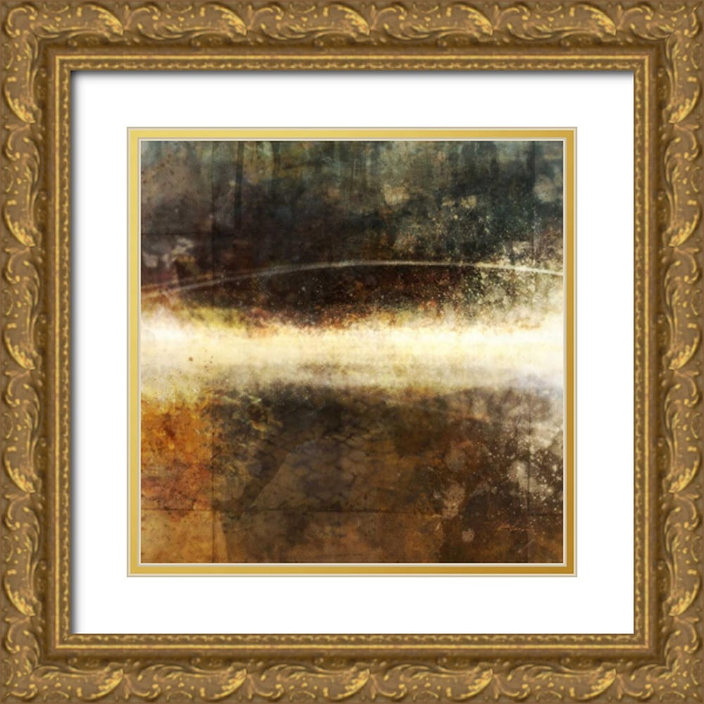Roko, Ken 15x15 Gold Ornate Wood Framed with Double Matting Museum Art ...