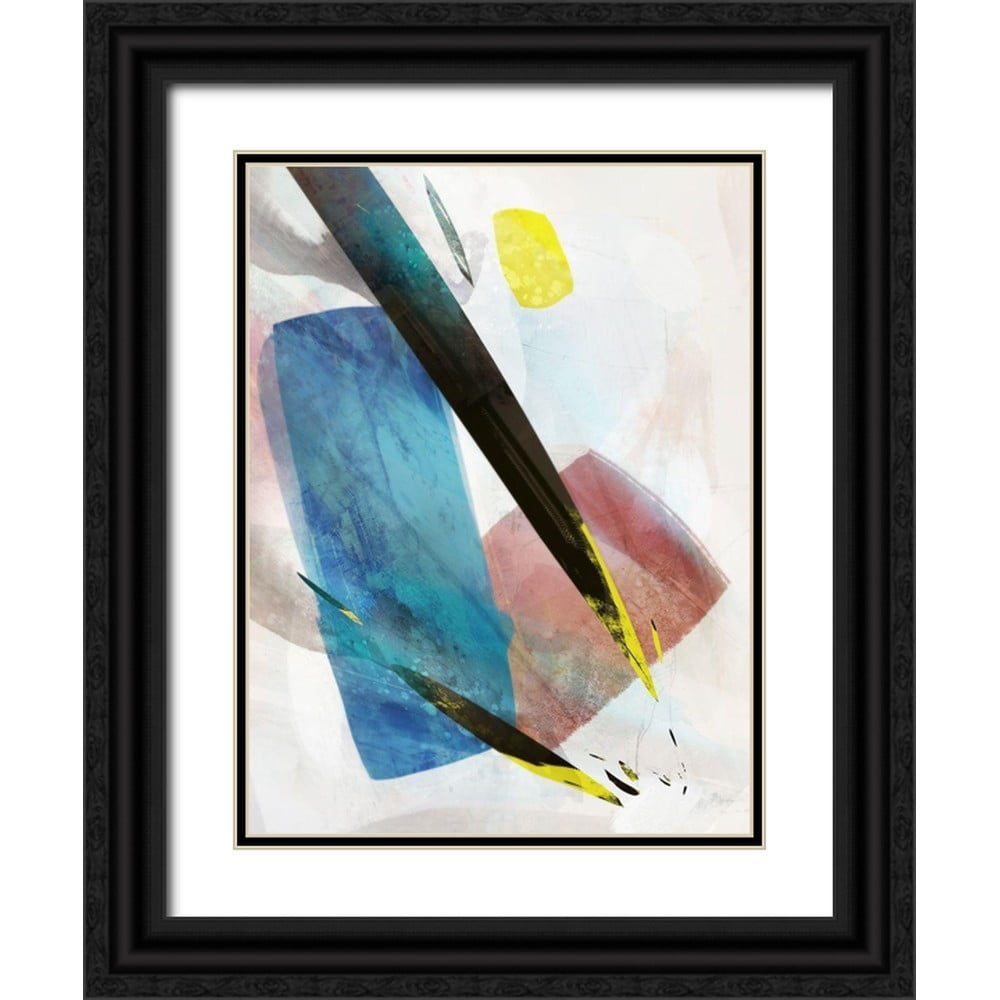 Roko, Ken 15x18 Black Ornate Wood Framed with Double Matting Museum Art ...