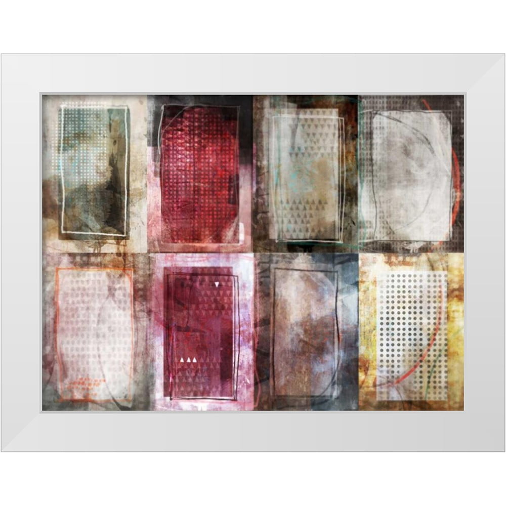 Roko, Ken 18x15 White Modern Wood Framed Museum Art Print Titled - Grid ...