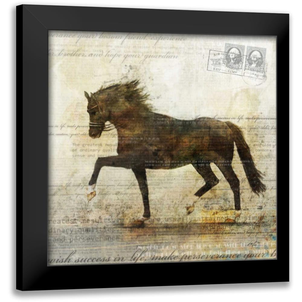 Roko, Ken 20x20 Black Modern Framed Museum Art Print Titled - Horse ...