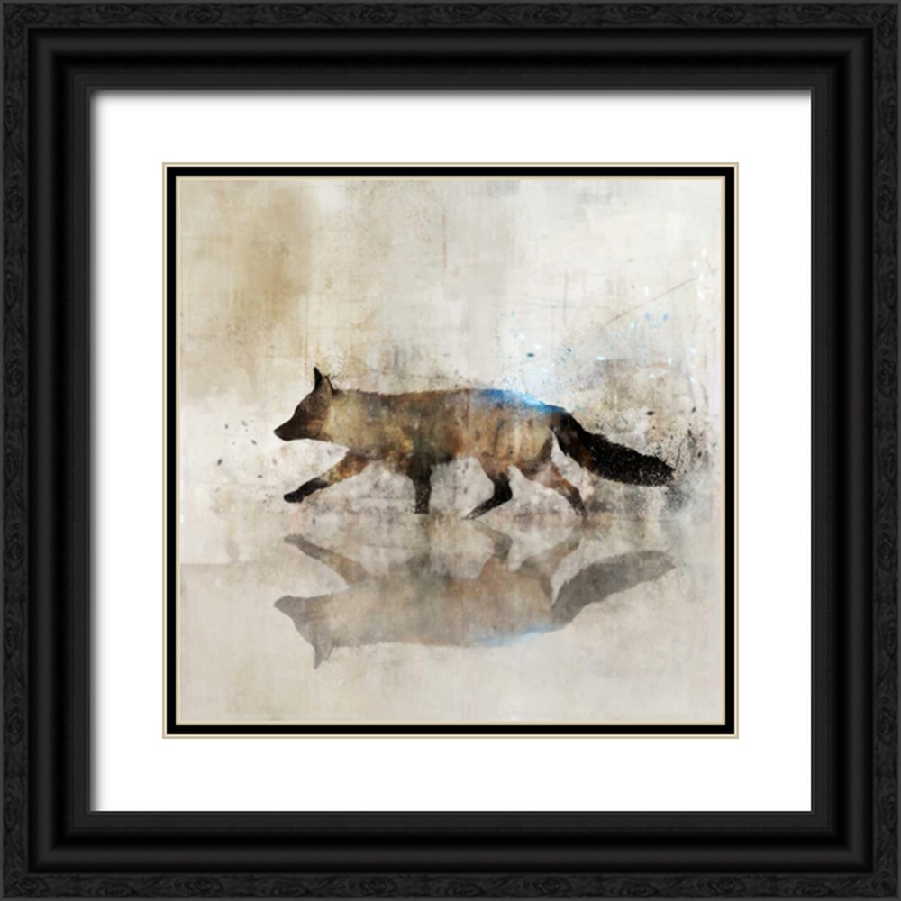 Roko, Ken 20x20 Black Ornate Wood Framed with Double Matting Museum Art ...