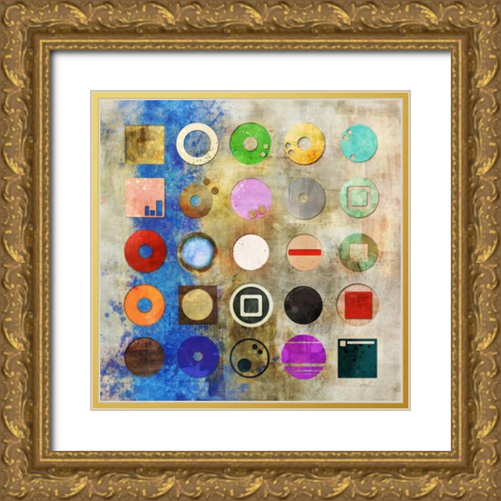 Roko, Ken 20x20 Gold Ornate Wood Framed with Double Matting Museum Art ...