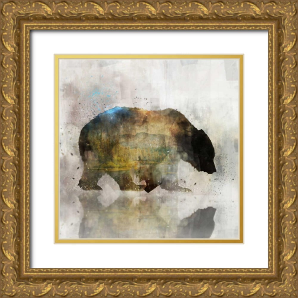 Roko, Ken 20x20 Gold Ornate Wood Framed with Double Matting Museum Art ...