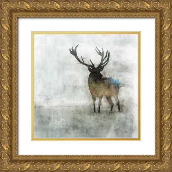 Roko, Ken 20x20 Gold Ornate Wood Framed with Double Matting Museum Art ...