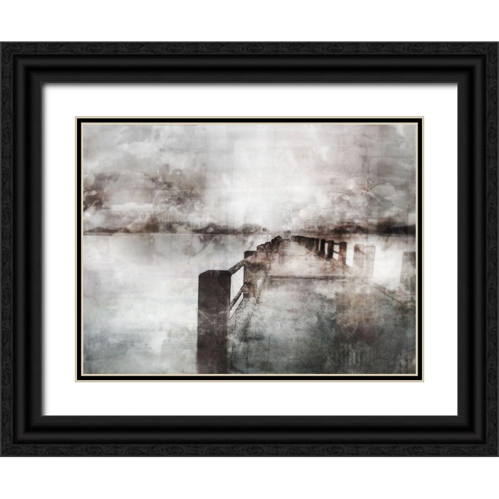 Roko, Ken 24x19 Black Ornate Wood Framed with Double Matting Museum Art ...