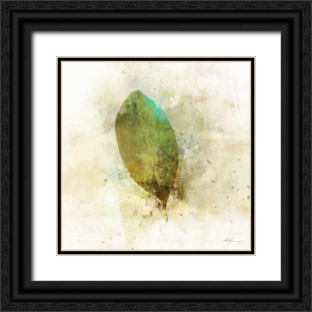 Roko, Ken 26x26 Black Ornate Wood Framed with Double Matting Museum Art ...