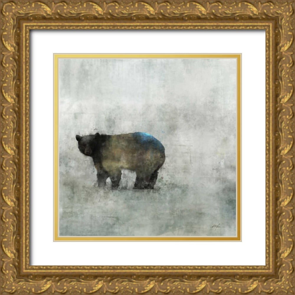 Roko, Ken 26x26 Gold Ornate Wood Framed with Double Matting Museum Art ...