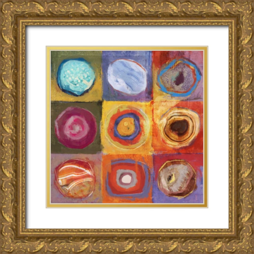 Roko, Ken 26x26 Gold Ornate Wood Framed with Double Matting Museum Art ...