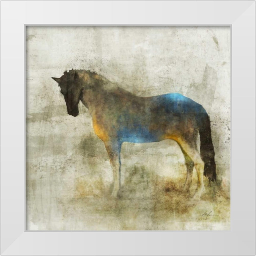 Roko, Ken 26x26 White Modern Wood Framed Museum Art Print Titled - Lone ...