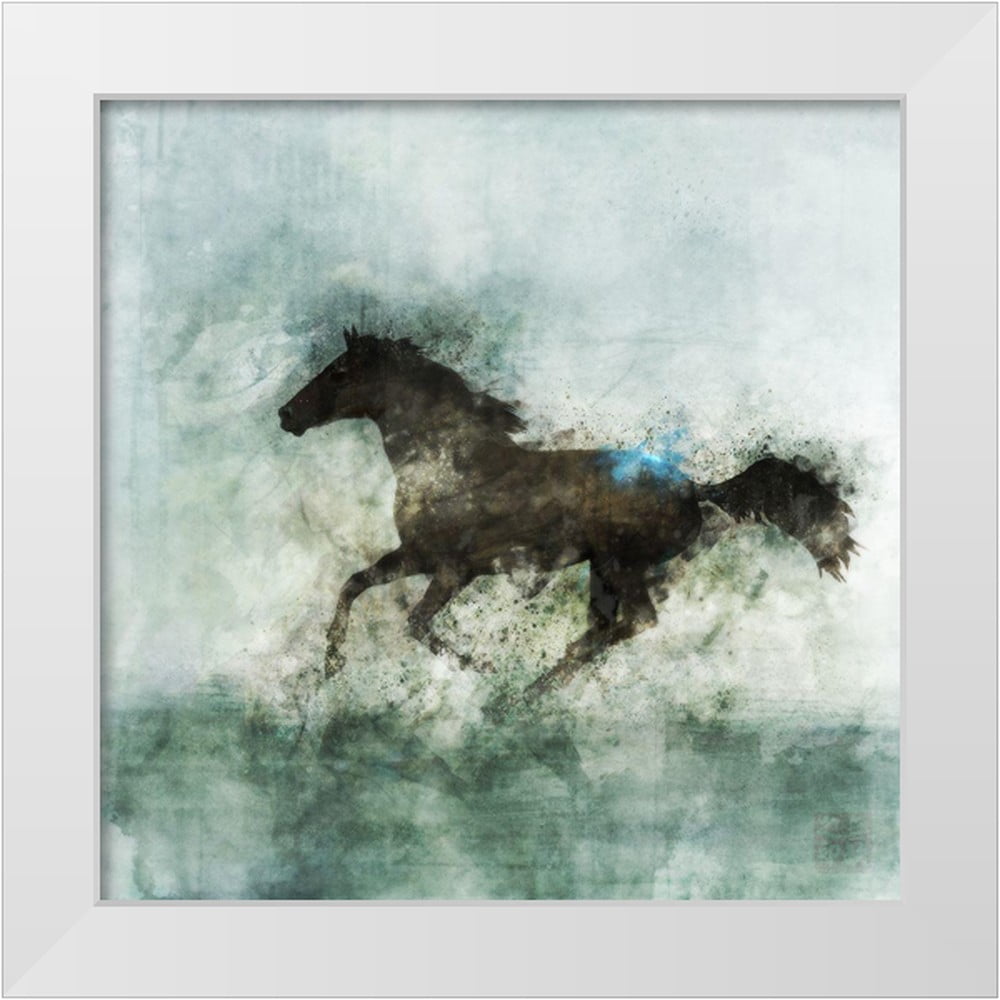 Roko, Ken 26x26 White Modern Wood Framed Museum Art Print Titled - Lone ...