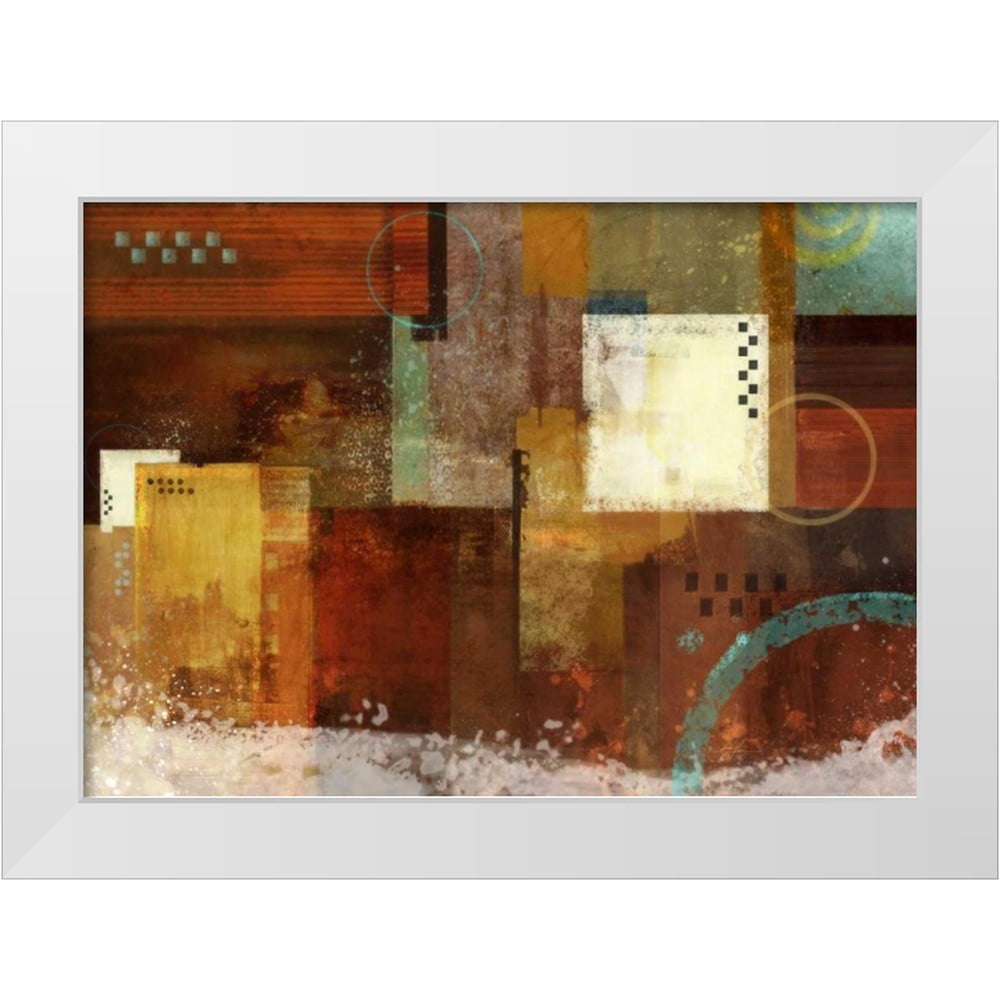 Roko, Ken 32x24 White Modern Wood Framed Museum Art Print Titled ...