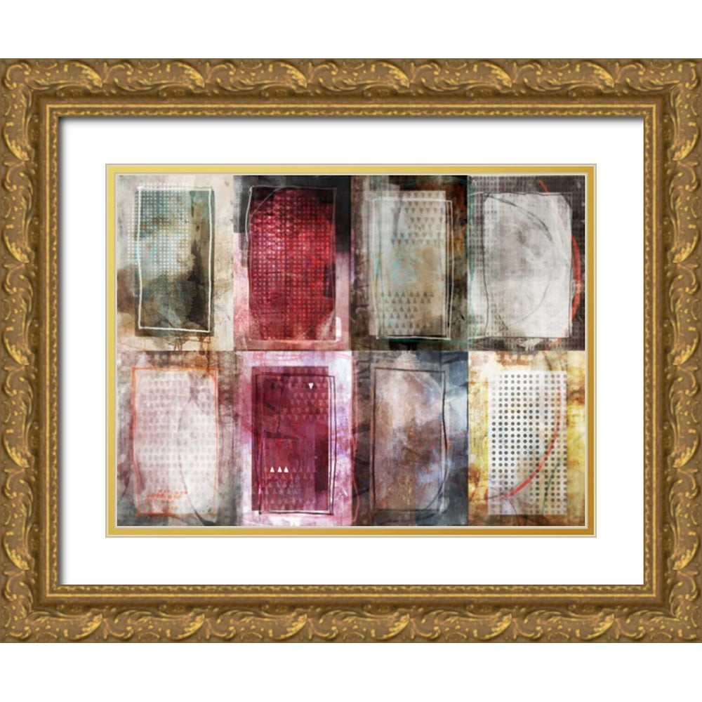 Roko, Ken 32x25 Gold Ornate Wood Framed with Double Matting Museum Art ...