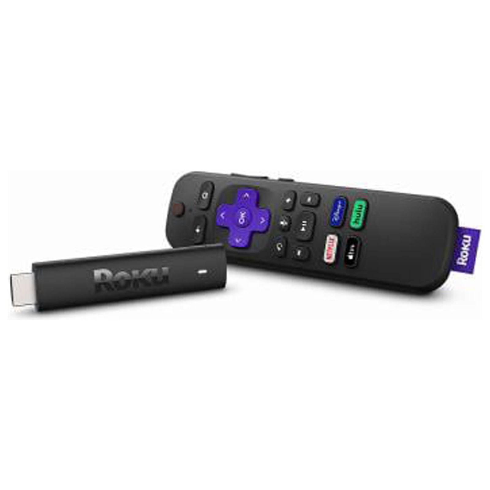 Roku 4K Streaming Stick, Dolby Vision, Long-Range Wi-Fi, Voice Remote ...