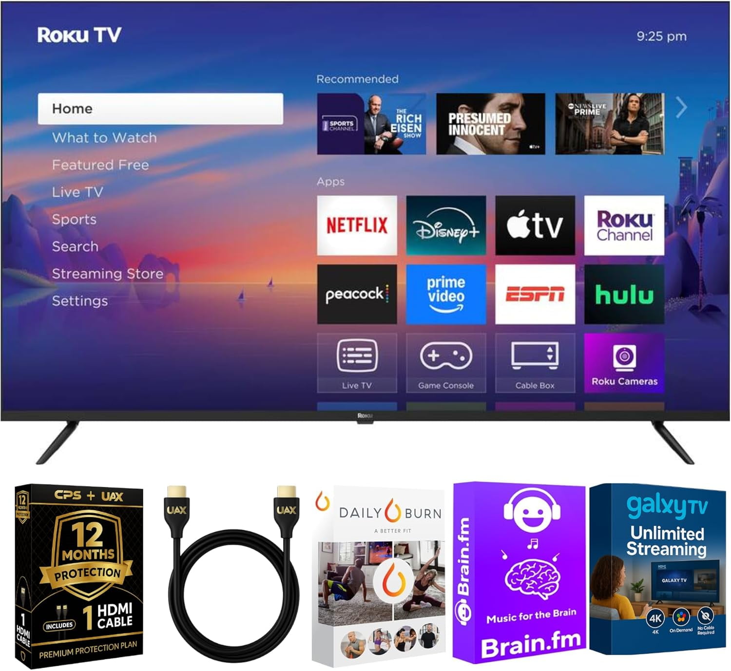 Roku 65-Inch Select Series 4K UHD Smart TV - HDR, Dolby Audio ...
