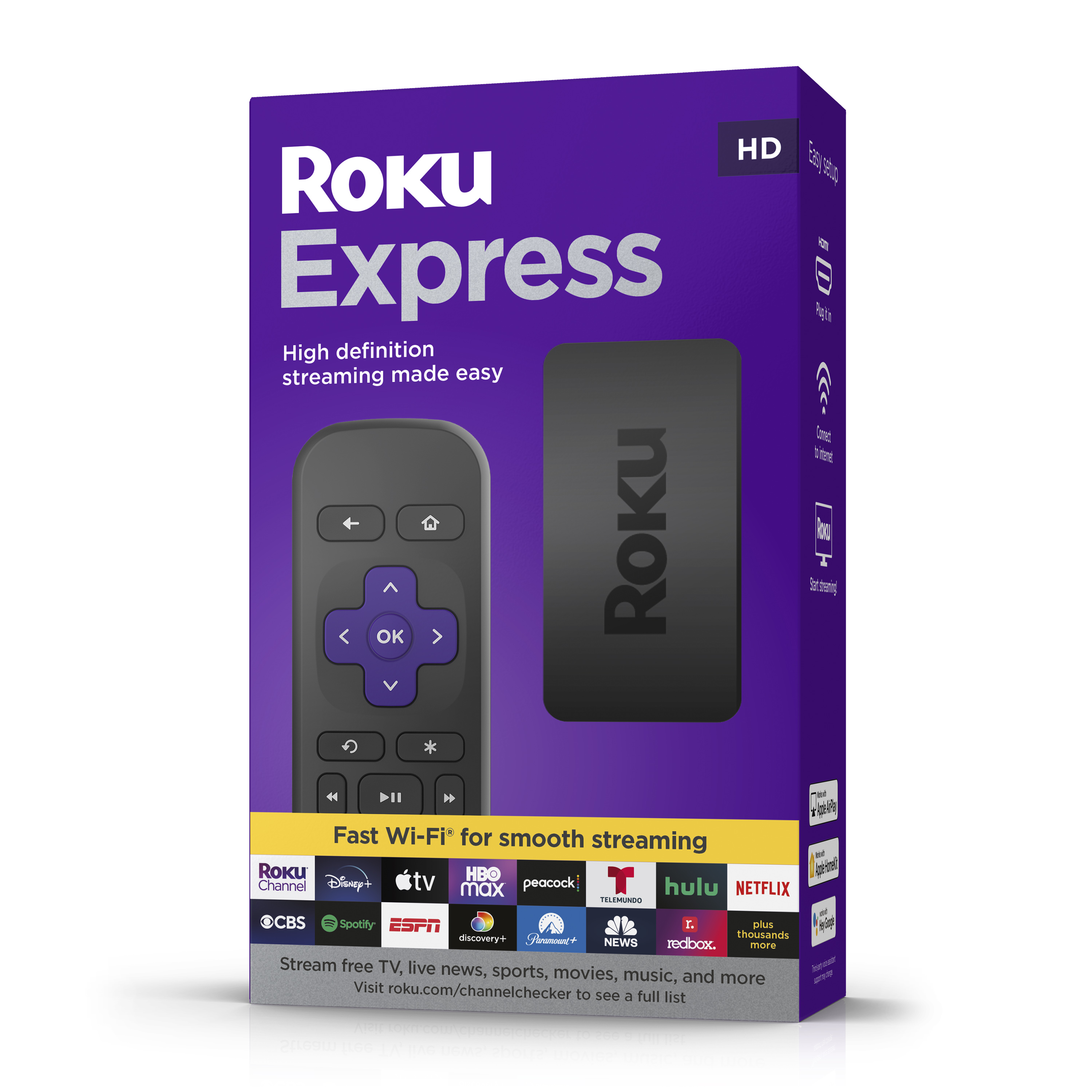 Roku Premiere | 4K/HDR Streaming Media Player with Premium High Speed ...