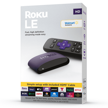Roku LE - Compact TV Streaming Electronics with Easy Setup and Free ...