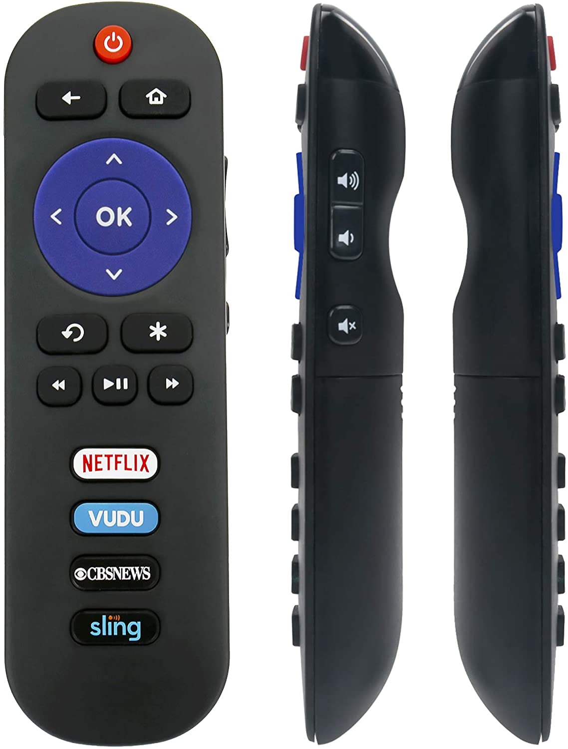 Roku TCL RC280 Smart TV Replacement Remote Control w/ Full Access to ...