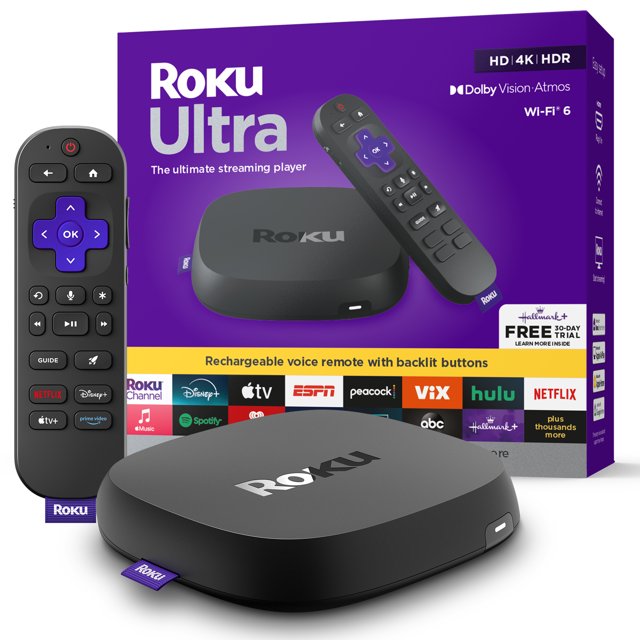 Roku Ultra | 4K/HDR10+/Dolby Vision & Atmos Streaming Device ...