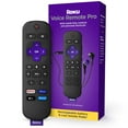 Roku Voice Remote Pro | Rechargeable with Hands-free Voice Controls ...