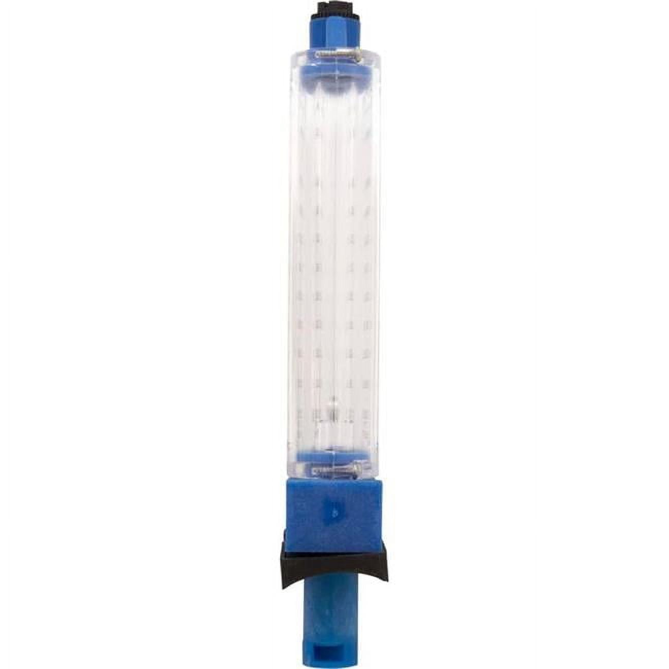 Rola-Chem 3 in. PVC 80-300 GPM Galvanized Side Mount Flowmeter ...