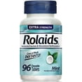 Rolaids Extra Strength Antacid, 96 Chewable Tablets, Mint Flavor, Extra ...