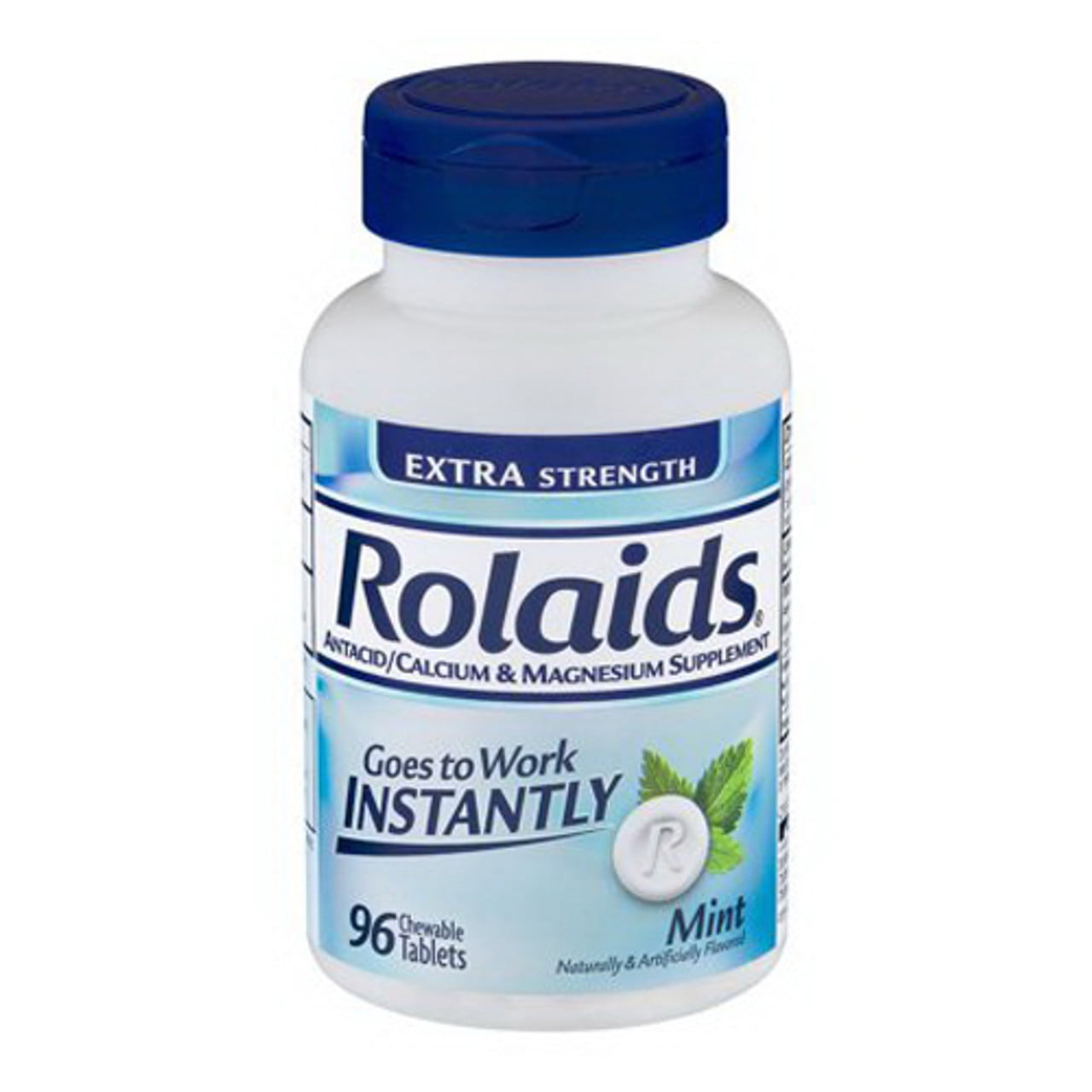 Rolaids Extra Strength Antacid Chewable Tablets Mint Flavored 96 Count ...