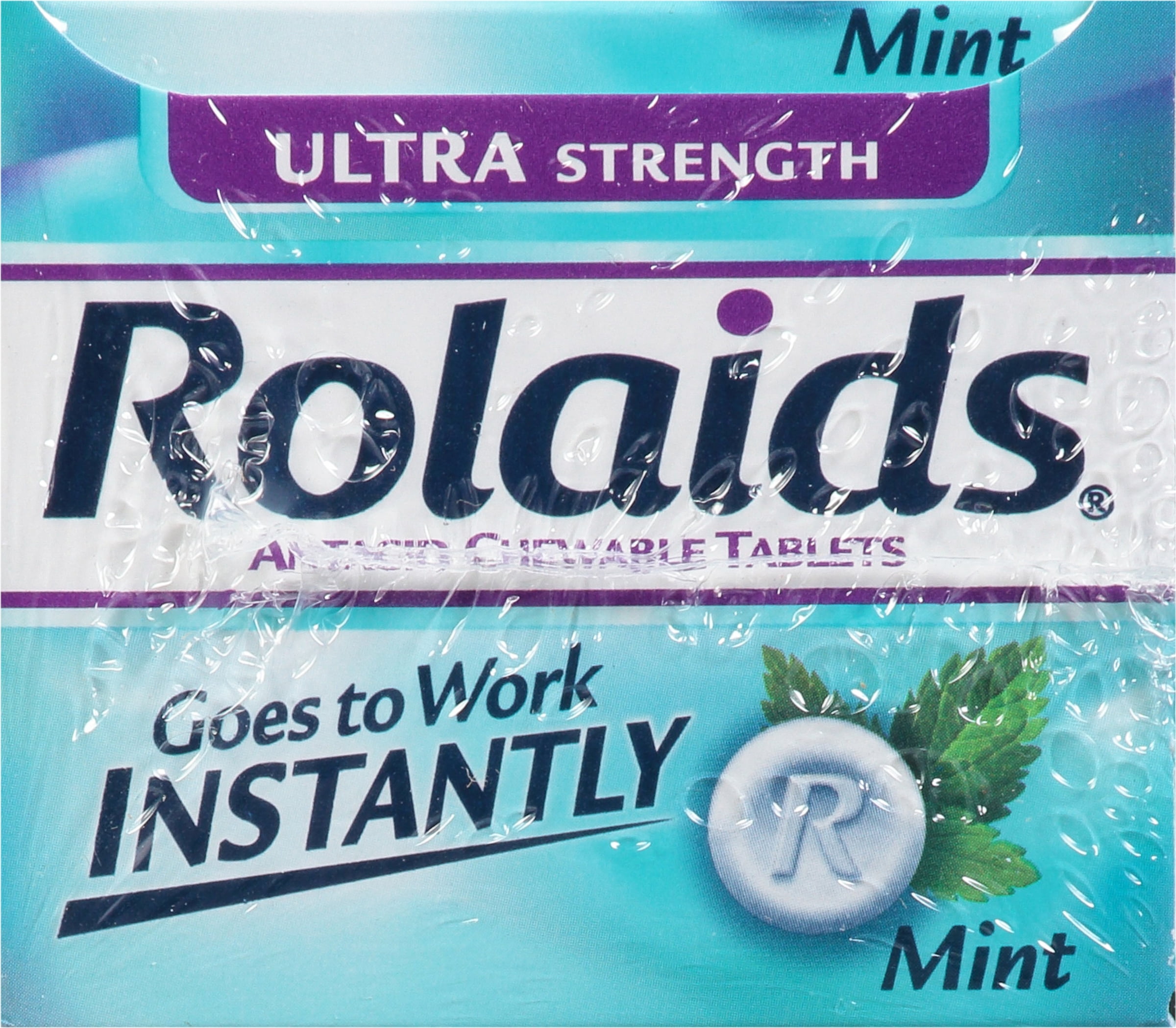 Rolaids R10034 Ultra Strength Antacid Chewable Tablets, Mint, 10/Roll ...