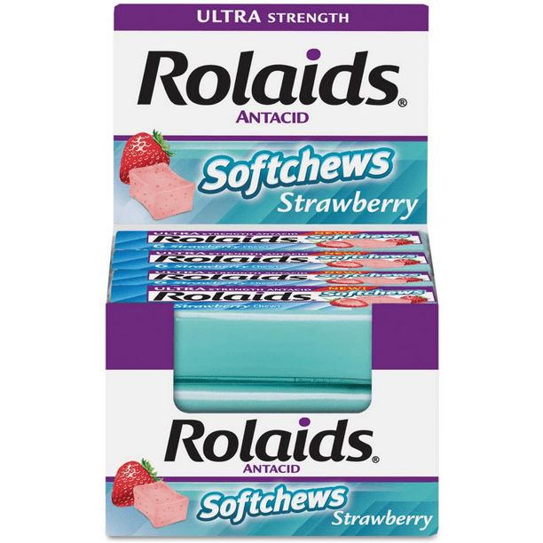 Rolaids Ultra Strength Antacid Soft Chews Heartburn, Sour stomach and ...