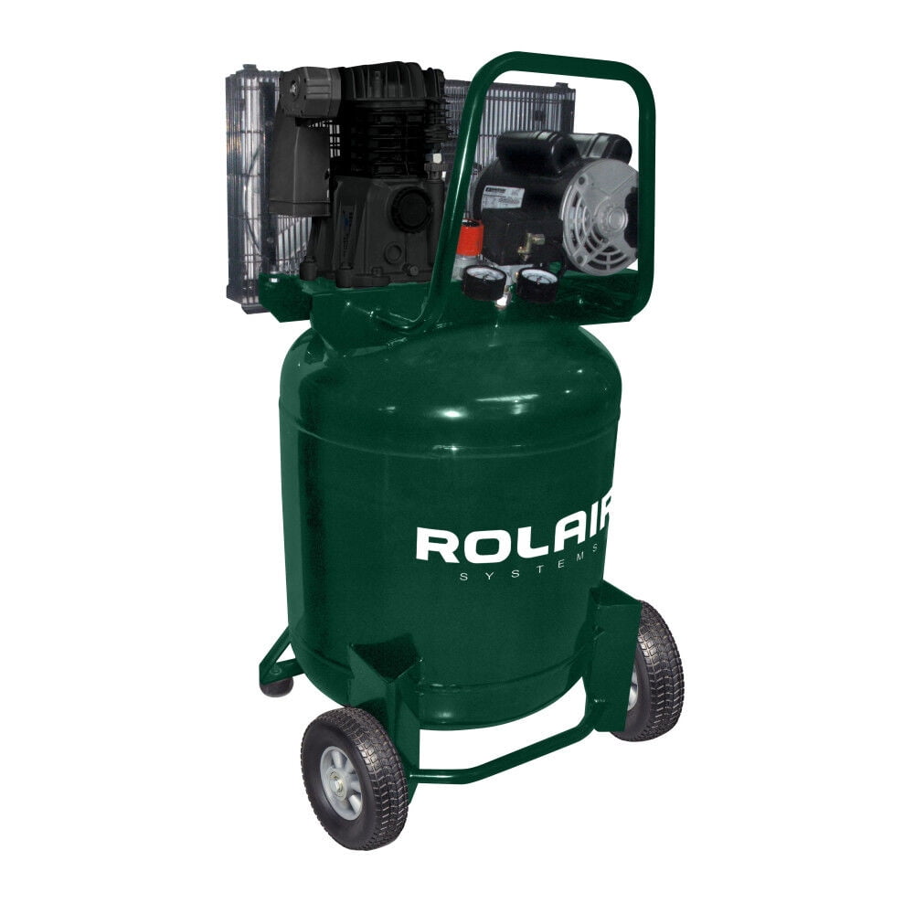 Rolair 29 Gallon 2Hp 6.2 Cfm Electric Wheeled Portable Air Compressor ...