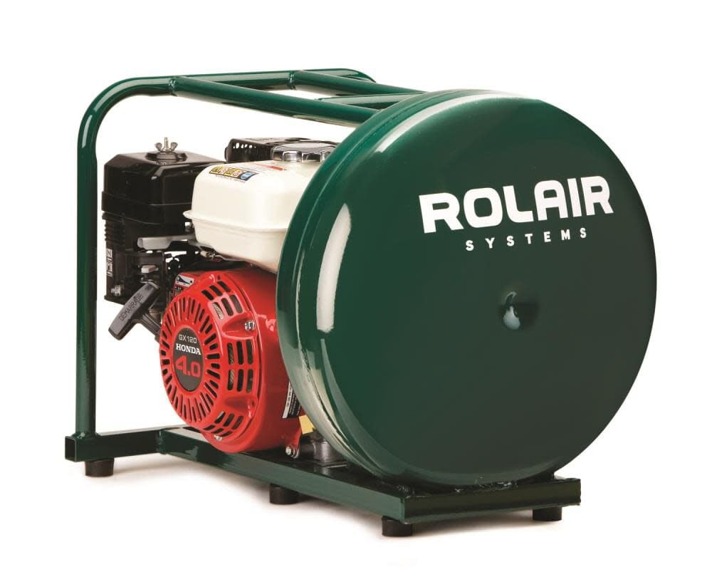 Rolair High Pressure 5.5 Hp Gas Hand-Carry Air Compressor with Oil ...