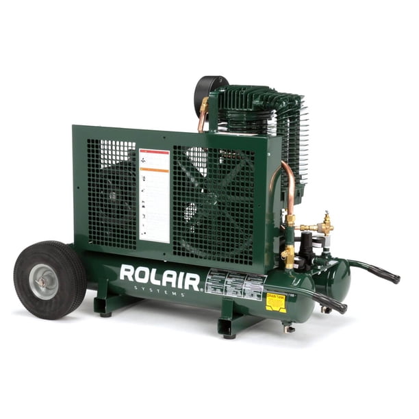Rolair 5230K30CS 9 Gallon Electric Powered Wheeled Portable Air ...
