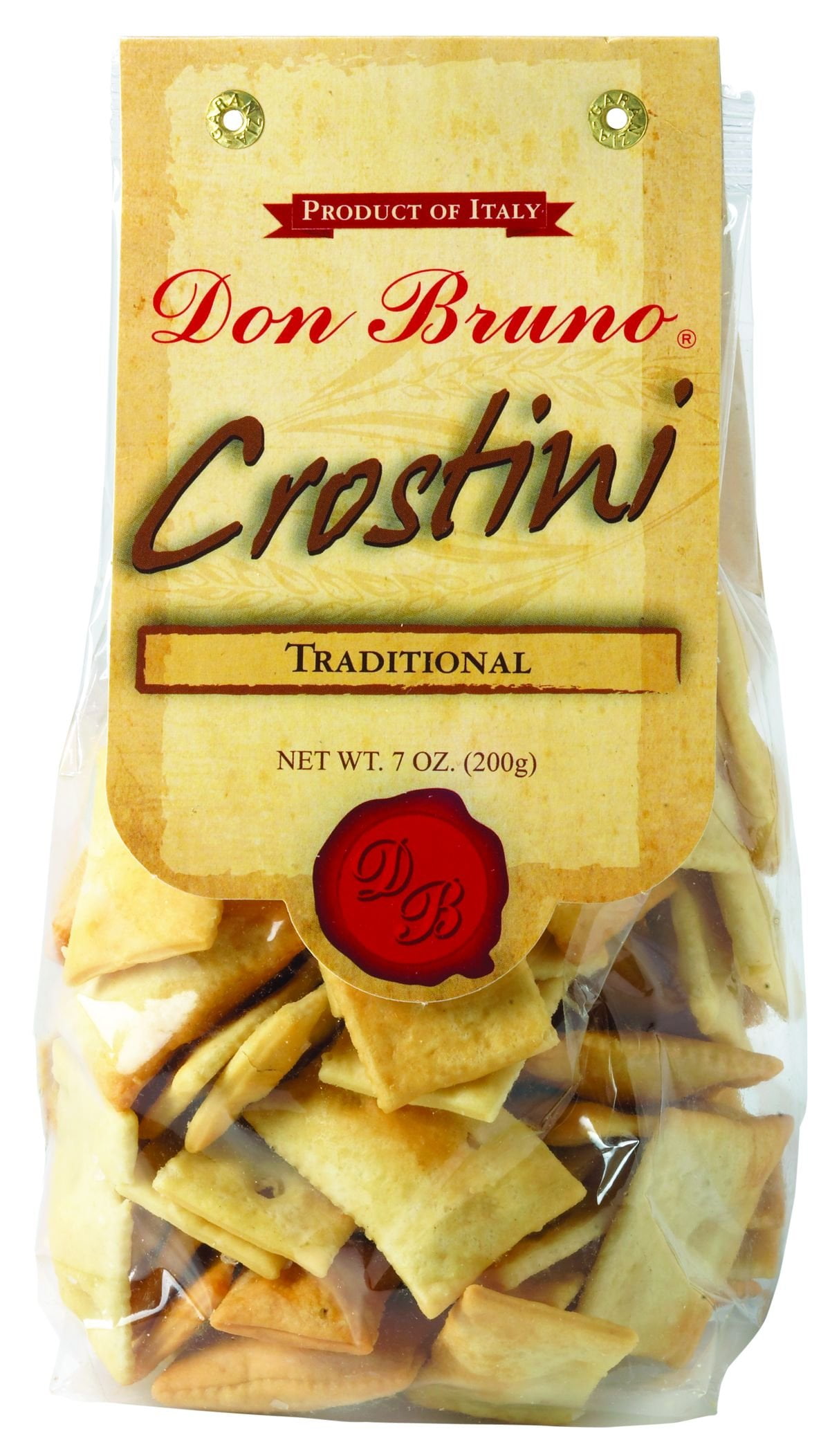 Roland Foods Don Bruno DPF11 Traditional Crostini, 7 Ounce Bag, Pack of ...