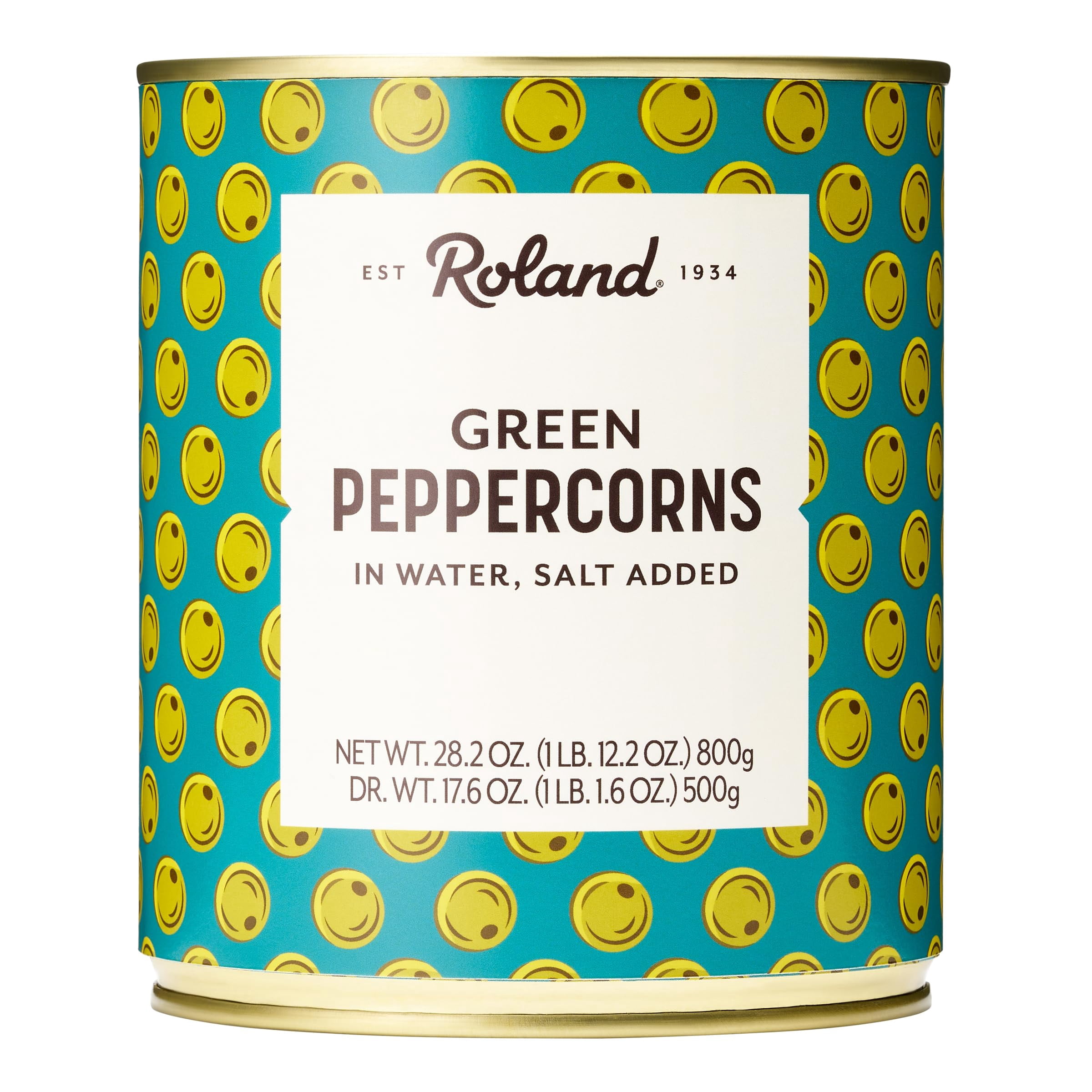 Roland Foods Green Peppercorns BCF26 in Brine, Specialty Imported Food ...
