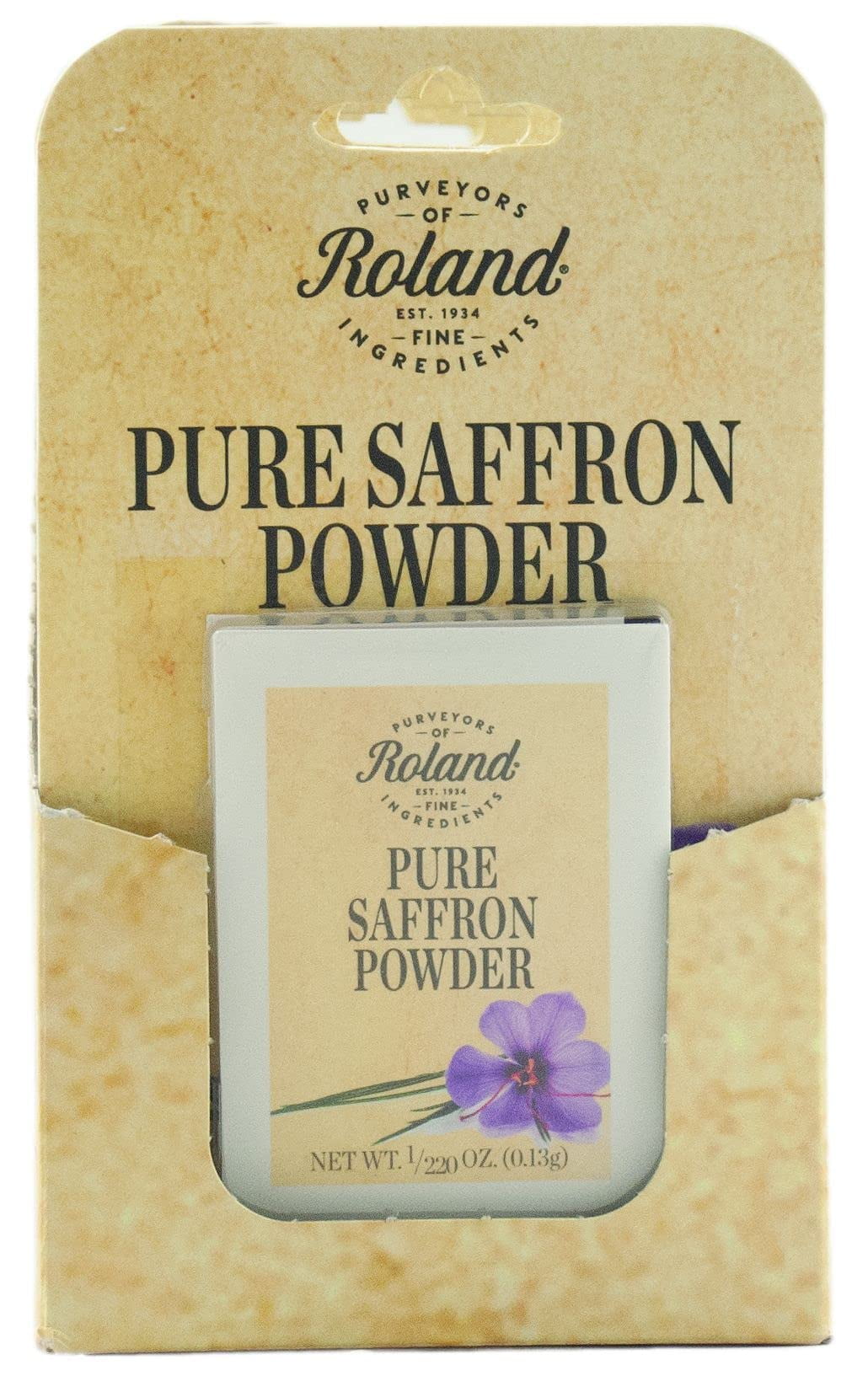 Roland Foods Pure Saffron ESF27 Powder, Specialty Imported Food, 0.5 ...