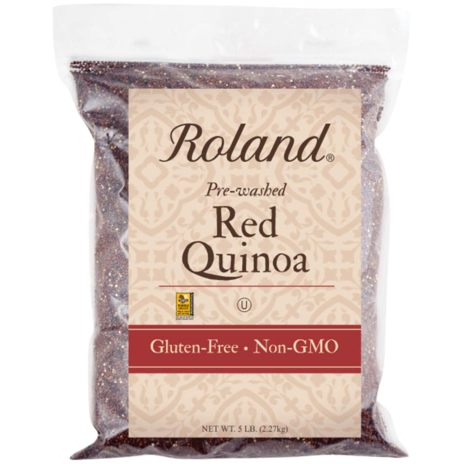 Roland Foods Red Quinoa MMF7 from Peru, Pre-washed, 5 Lb Bag - Walmart.com