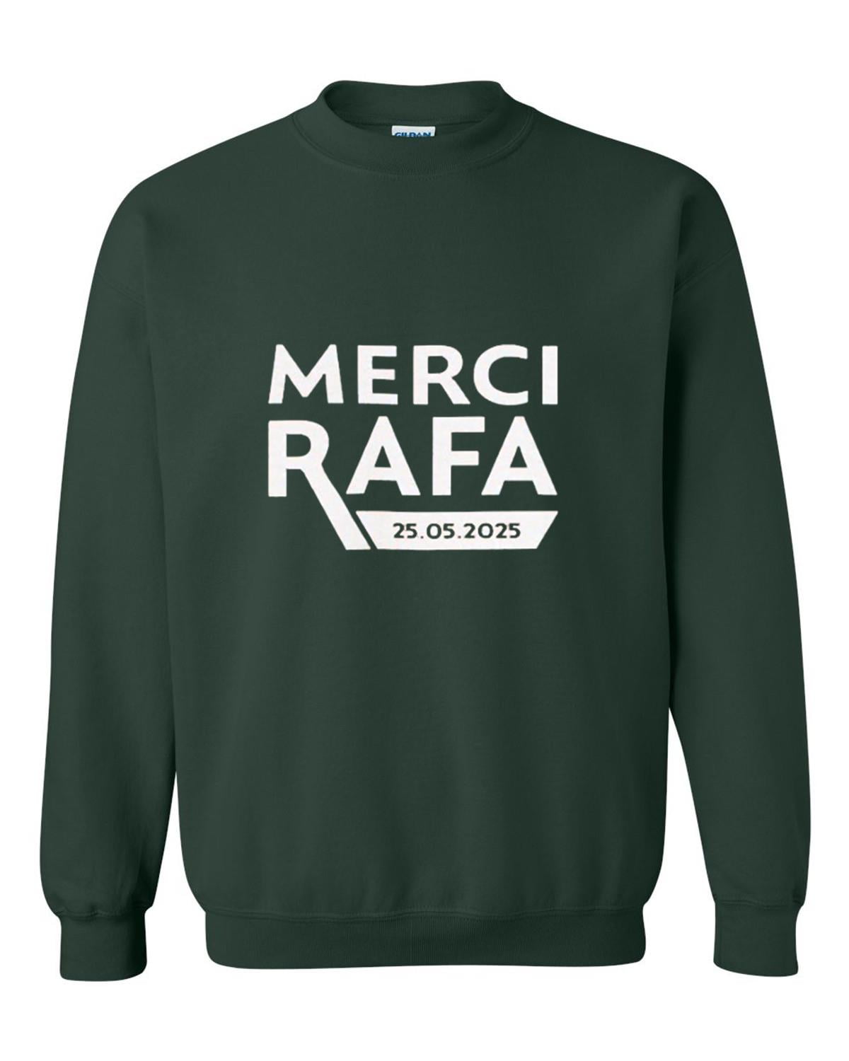 Roland Garros Merci Rafa Sweatshirt Tennis Tribute Fan Essential, for ...