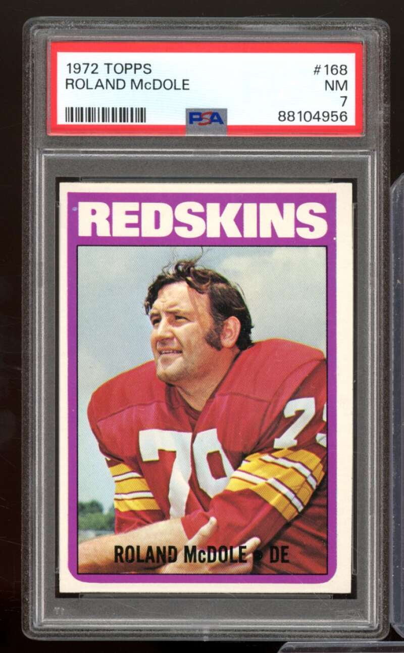 Roland McDole Rookie Card 1972 Topps #168 PSA 7 - Walmart.com