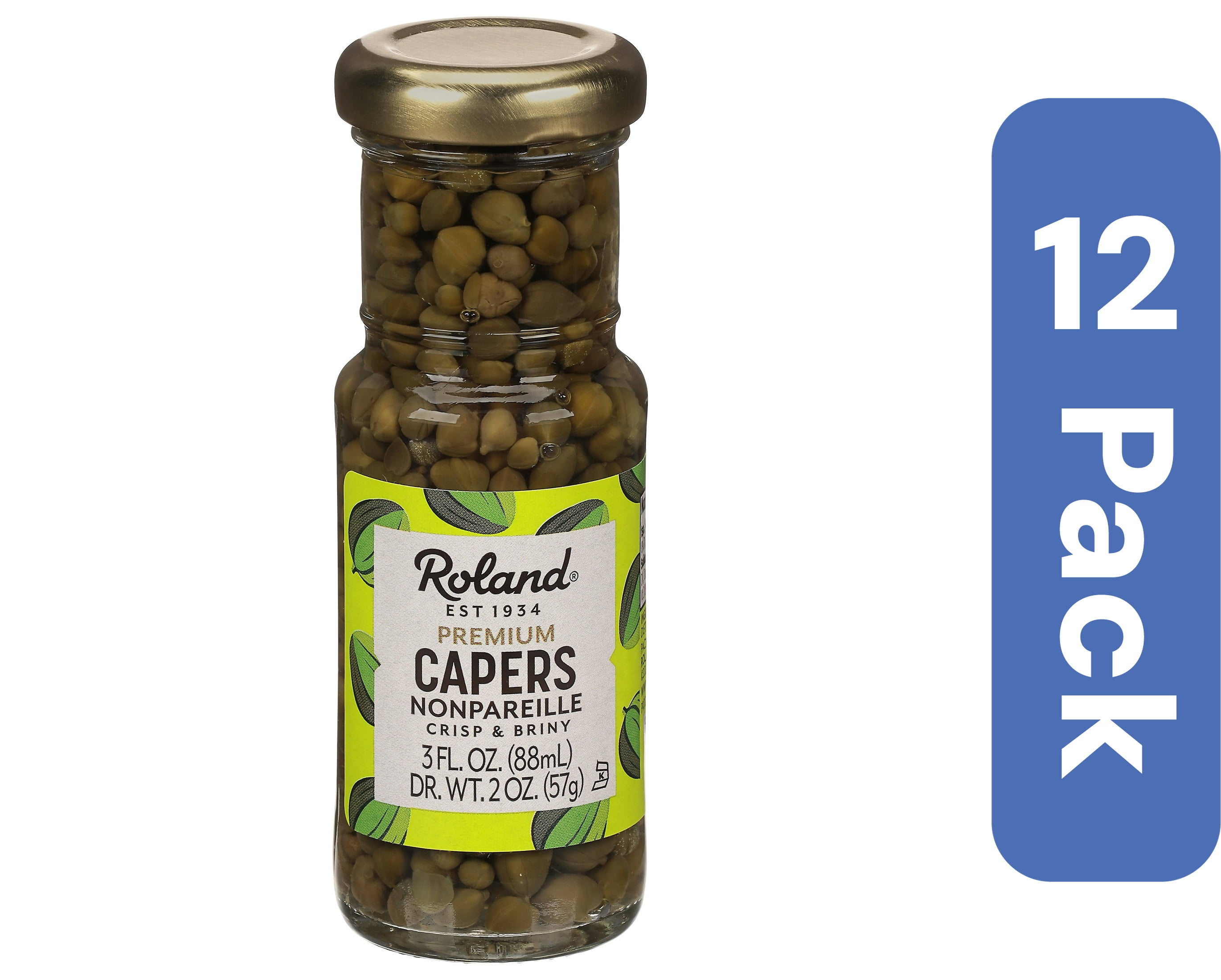 Roland Nonpareille Capers 3 oz (Pack Of 12) - Walmart.com