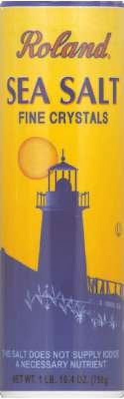 Roland Sea Salt Fine Crystals From The Mediterranean Sea - 26.4 Oz ...