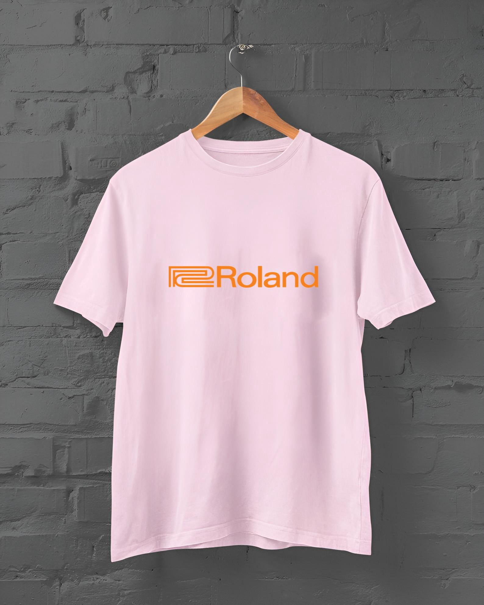 Roland logo T Shirt - Electronic Music Equipment keyboard synth Boss ...